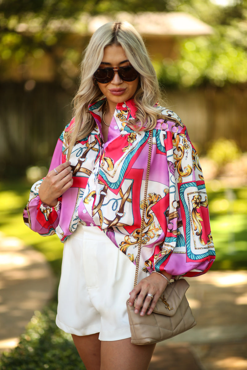 Cassidy Chain Blouse – SewnClothing.com
